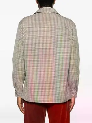 Drole De Monsieur Check-pattern Overshirt