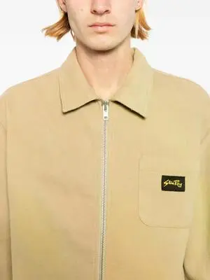 STAN RAY Logo-patch Shirt Jacket - Neutrals