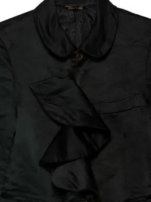 Comme Des Garçons Ruffle-trimmed Peter Pan-collar Jacket