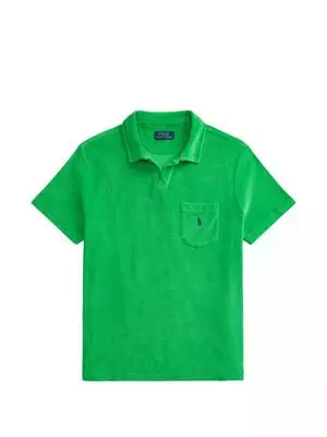 Polo Ralph Lauren Terry-texture Polo Shirt - Green