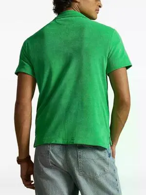 Polo Ralph Lauren Terry-texture Polo Shirt - Green
