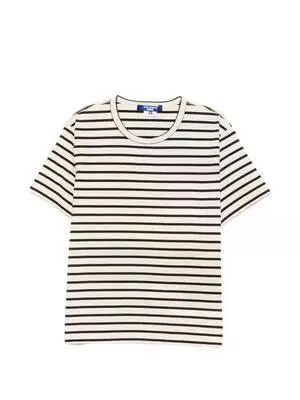 Junya Watanabe Horizontal-stripe T-shirt - Neutrals