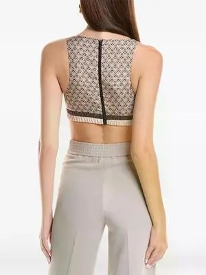 Brunello Cucinelli Geometric-pattern Top