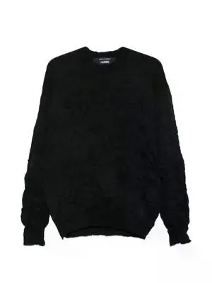 Comme Des Garçons Crinkled-effect Sweater