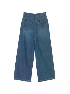 JUUN.J Belt-loop Pocket Wide Leg Jeans