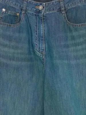 JUUN.J Belt-loop Pocket Wide Leg Jeans