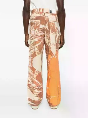 Études Studio X Maia Ruth Lee Abstract-print Loose-fit Jeans