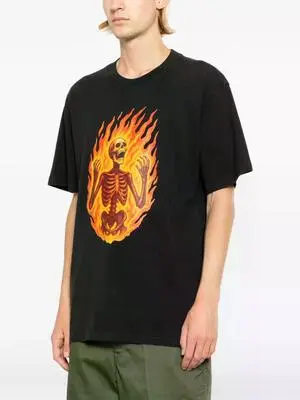 MELT Skull-print T-shirt - Black