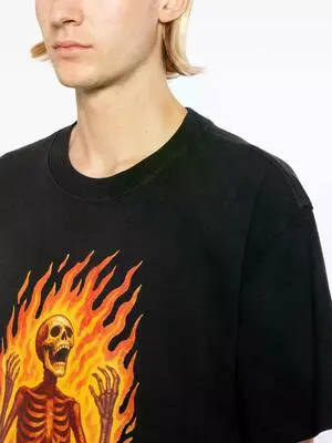 MELT Skull-print T-shirt - Black
