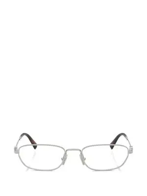 Miu Miu Rectangle-frame Glasses - Silver