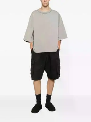 STAY HUMAN ON EARTH Drop-shoulder T-shirt