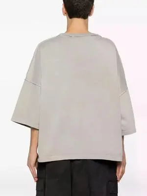 STAY HUMAN ON EARTH Drop-shoulder T-shirt
