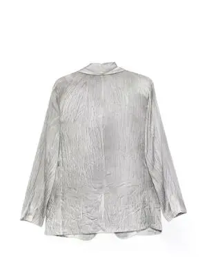 Avant Toi Crinkled-finish Single-breasted Jacket