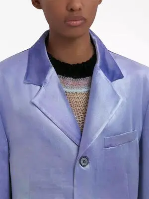 Marni Gima Single-breasted Satin Blazer
