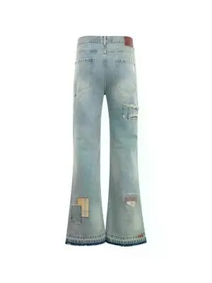 MIDNIGHT RODEO Texoma Patchwork Distressed Jeans