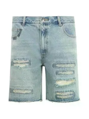 MIDNIGHT RODEO Distressed Denim Shorts