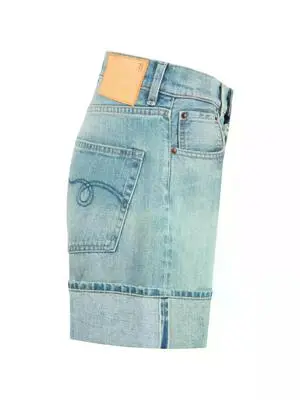 R13 Nina Turned-up Denim Shorts