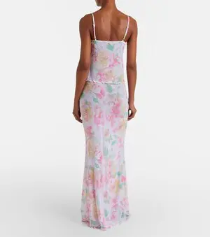 BANANHOT Solay Floral Maxi Skirt