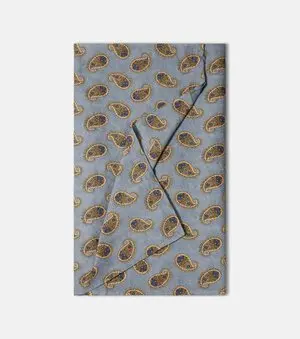 CABANA Babe Printed Linen Tablecloth - Blue