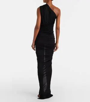 Rick Owens Avra Ruched Gown - Black
