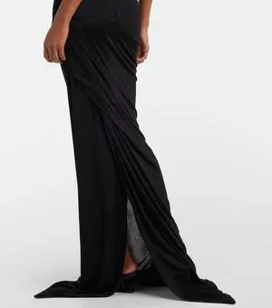 Rick Owens Lilies Shailee Ruched Gown