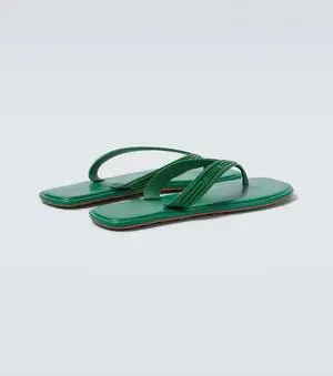 Bottega Veneta Sampieri Thong Sandals - Green