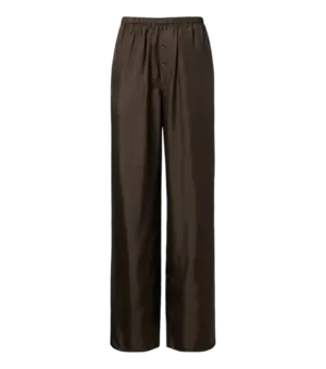 RÓHE Silk Wide-leg Pants - Brown