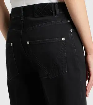 Bottega Veneta Intrecciato Flared Jeans