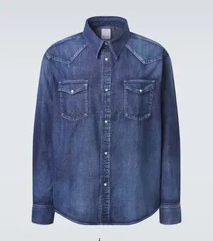 Visvim Social Sculpture Faded Denim Shirt