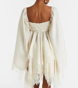 Blumarine Embroidered Lace-trimmed Blouse