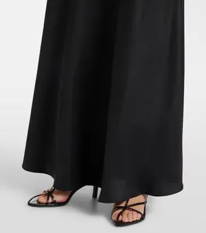 RÓHE Silk Gown - Black