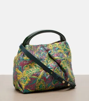 Dries Van Noten Jacquard Top-handle Bag