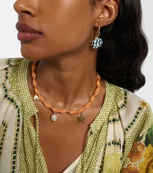 ALEMAIS Calypso Drop Earrings - Blue