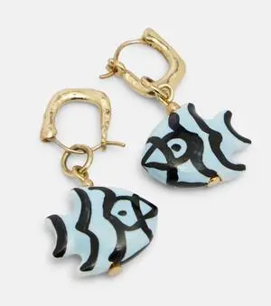 ALEMAIS Calypso Drop Earrings - Blue