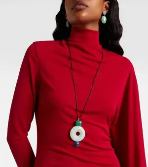 JENNIFER BEHR Devon Embellished Necklace - Multicoloured