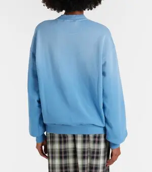 Acne Studios Oversized Cotton-blend Zip-up Sweatshirt