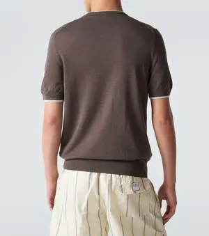 Fedeli Linen And Cotton Sweater - Brown