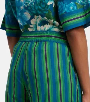 ALEMAIS Alémais Margo Printed Cotton Wide-leg Pants