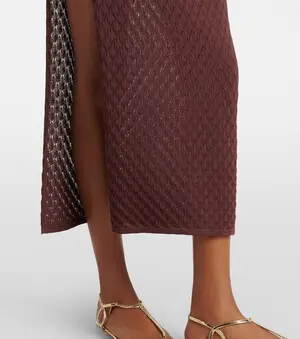 Melissa Odabash Dawn Knitted Wrap Skirt
