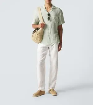 Thom Sweeney Linen Shirt - Green