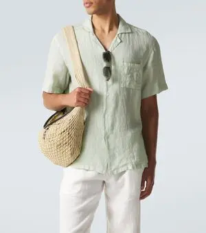 Thom Sweeney Linen Shirt - Green