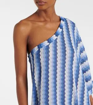 Melissa Odabash Savannah One-shoulder Beach Cover-up