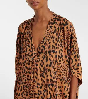 Melissa Odabash Vanessa Leopard-print Kaftan