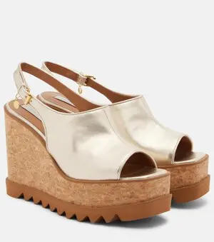 Stella Mccartney Gold Tone Shoes For Women