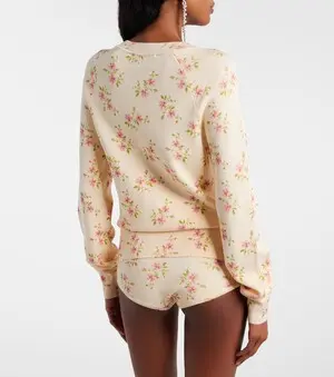 Simone Rocha Floral Viscose-blend Shorts