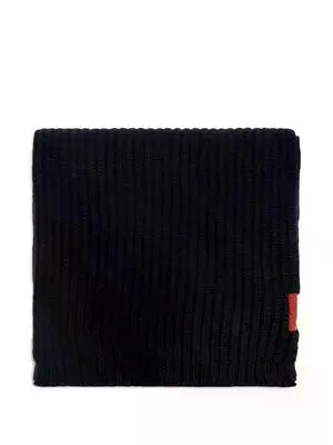 Dsquared2 Ribbed-knit Scarf And Hat Set With Logo Plate