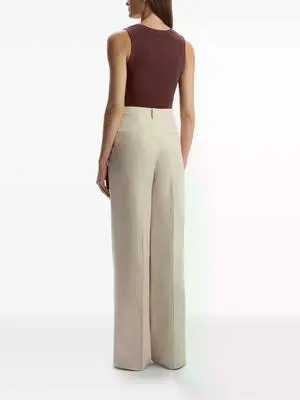 12 STOREEZ Pleated Wide Leg Trousers