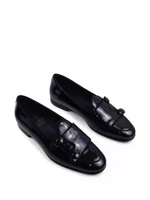 EDHEN MILANO Brera Double-strap Loafers - Black