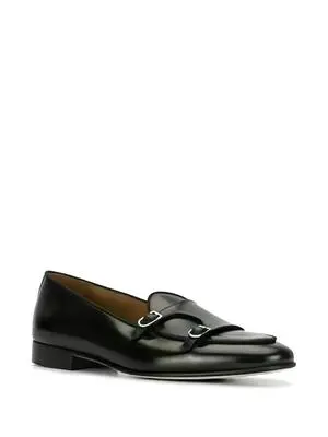 EDHEN MILANO Brera Double-strap Loafers - Black