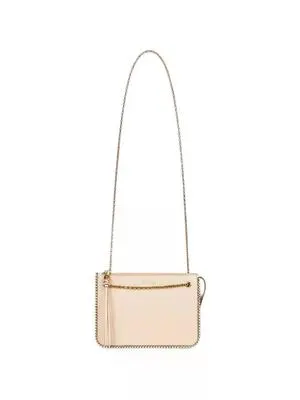 Etro Chain-link Leather Crossbody Bag - Neutrals